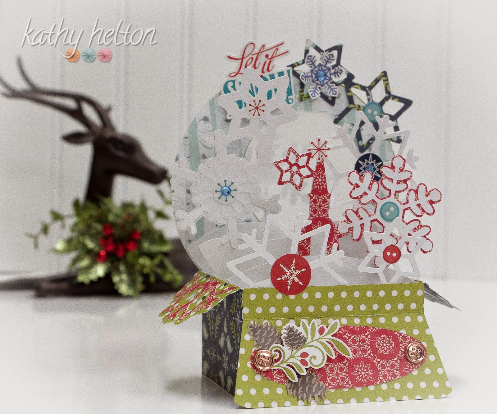 Kathy's "Piece"ful Place: Christmas Box Card from SVG Cuts
