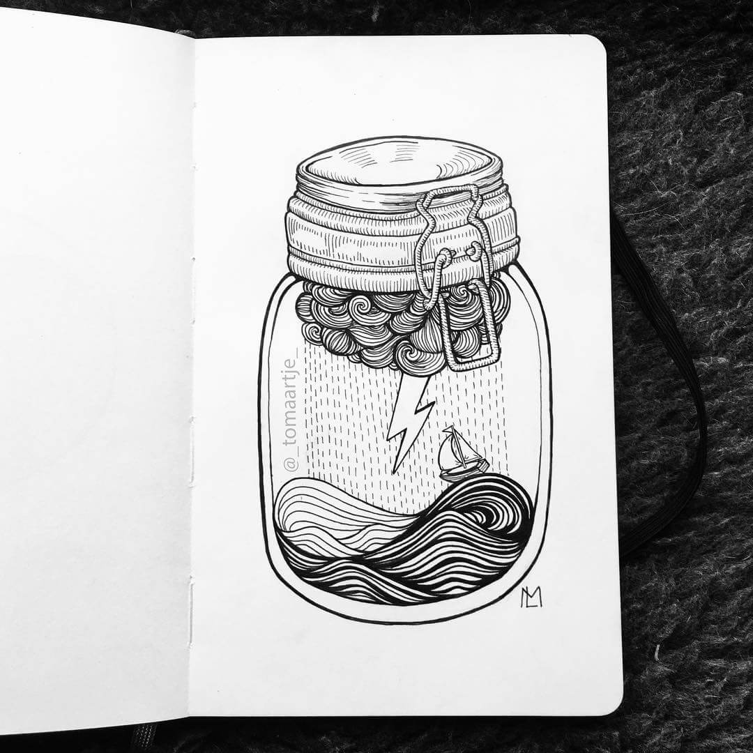 Design Stack: A Blog about Art, Design and Architecture: Ink Drawings ...
