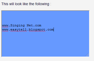 how to create scrolling text boxes - Easy Tell