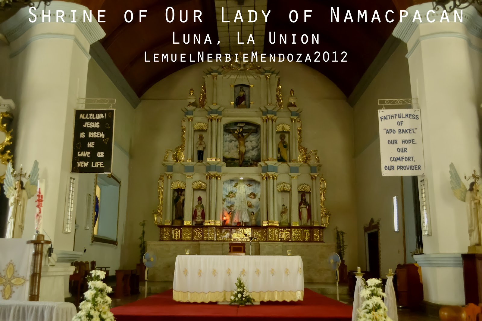 Iglesias de las Filipinas: LUNA, La Union: Shrine of Our Lady of Namacpacan