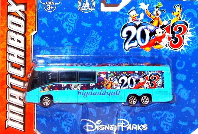 T-Hunted!: Novo ônibus da Matchbox dos parques da Disney