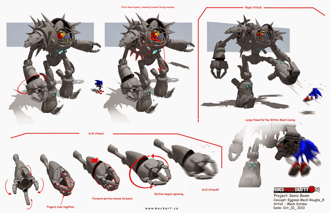 Mack Art: Eggman Mech