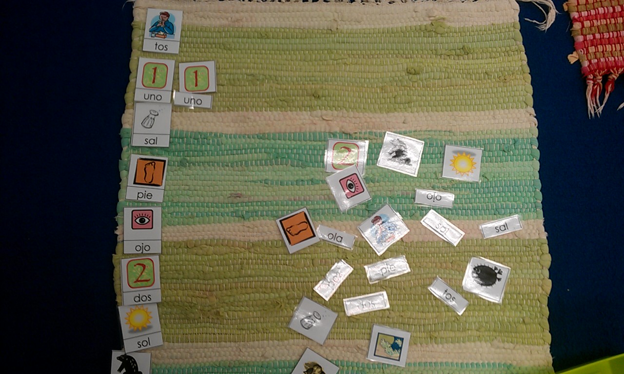 3 part cards-pink series (Spanish) ~ Bilingual Montessori