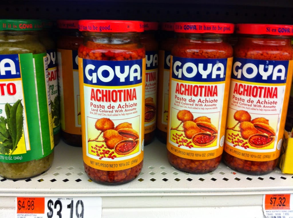 El Sancochadero de Cocinapados: El Recado... de Achiote