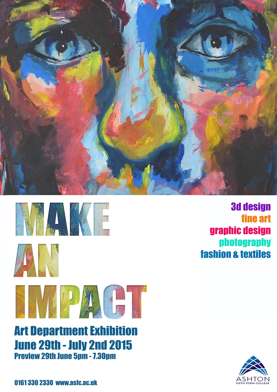 Ashton 6th Form College A'level Graphic Design : MAKE AN IMPACT