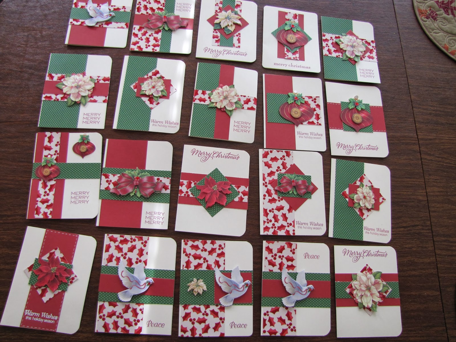 She's a Sassy Lady: 20 Cards from 3 sheets of cardstock