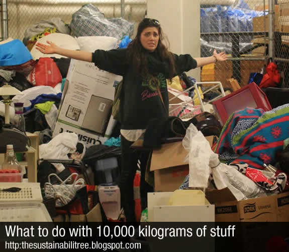 What to do with 10,000 kilograms of stuff - The Sustainabilitree