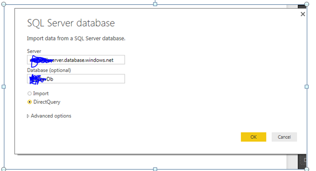 How to connect Azure SQL database from PowerBI Desktop