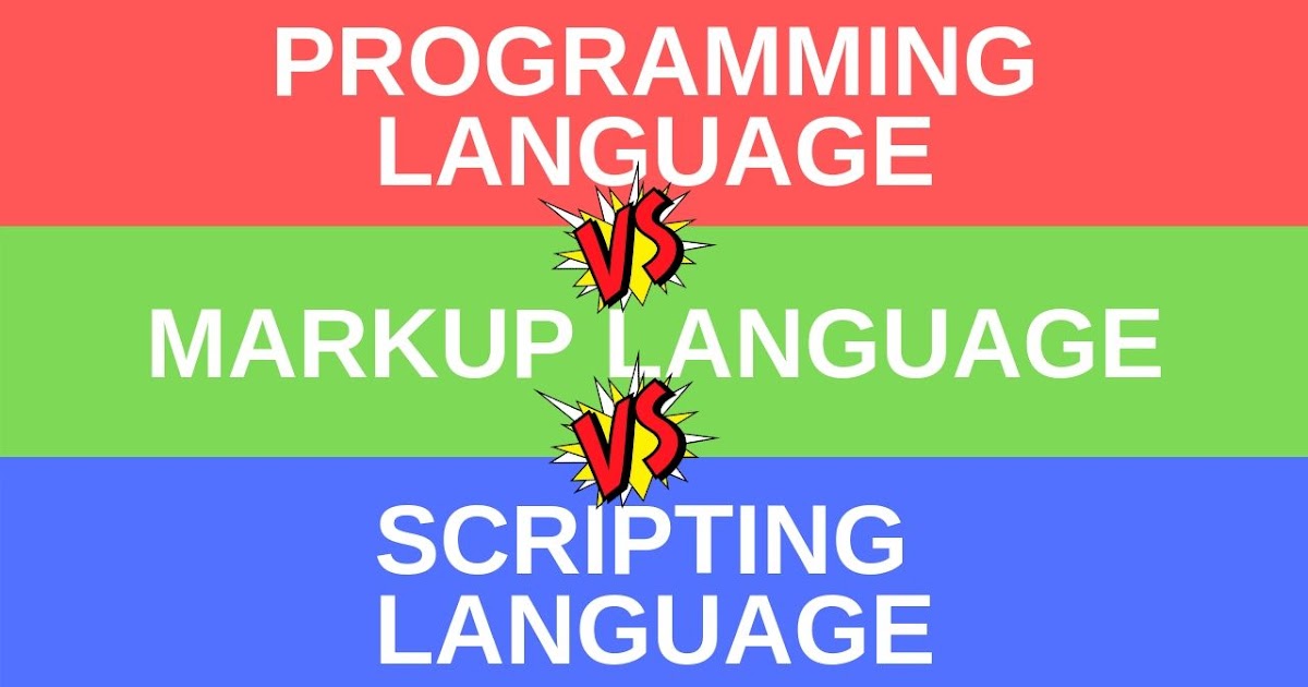 Difference Between Scripting Markup And Programming Languages Omega Short