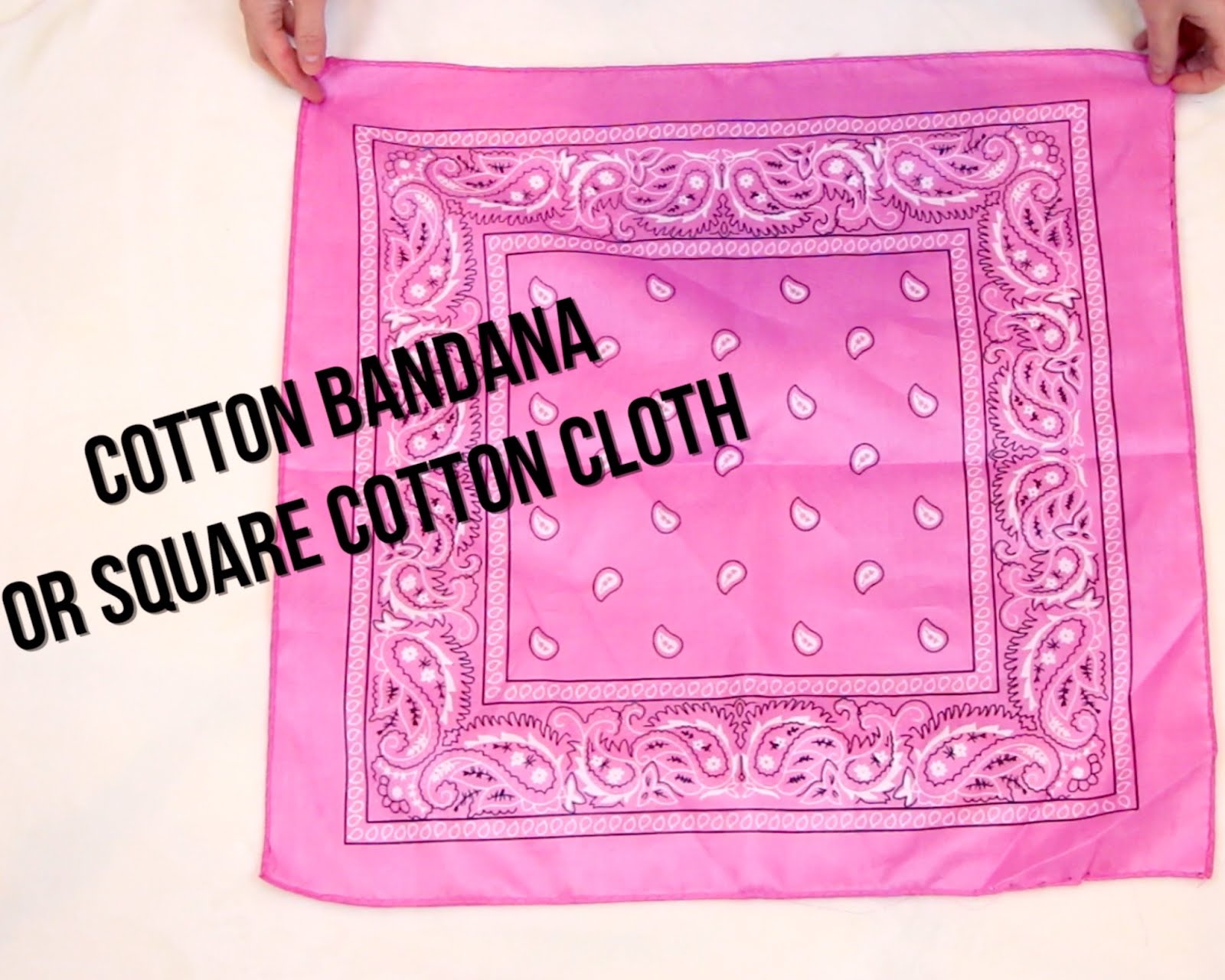 {VIDEO} EASY & FREE Coronavirus Bandana Face Mask With Filter (DIY, No ...