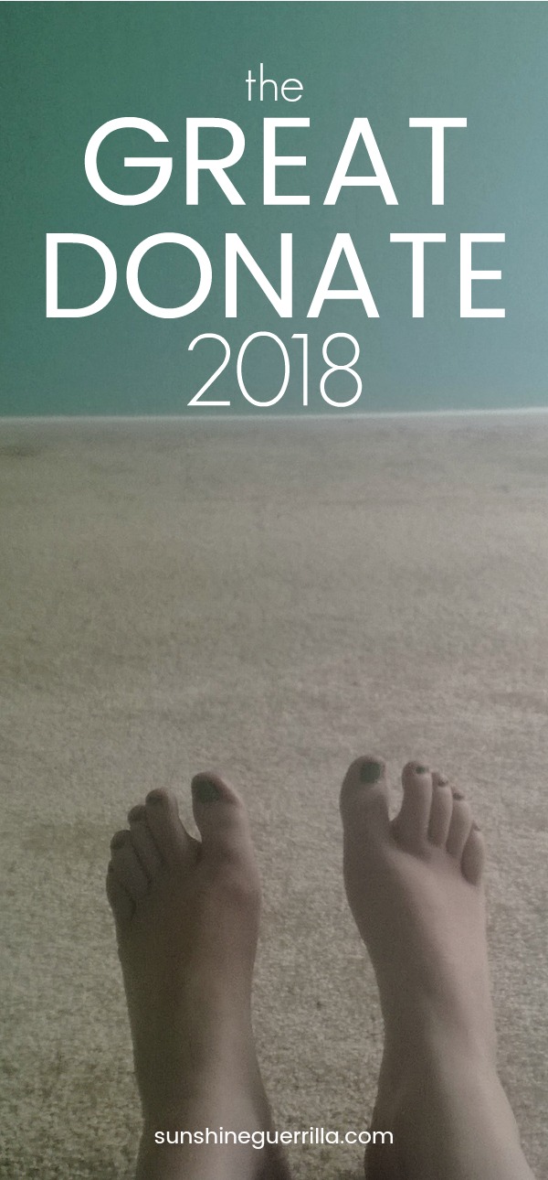 Could You Give Away 2,018 Things in 2018? - Sunshine Guerrilla