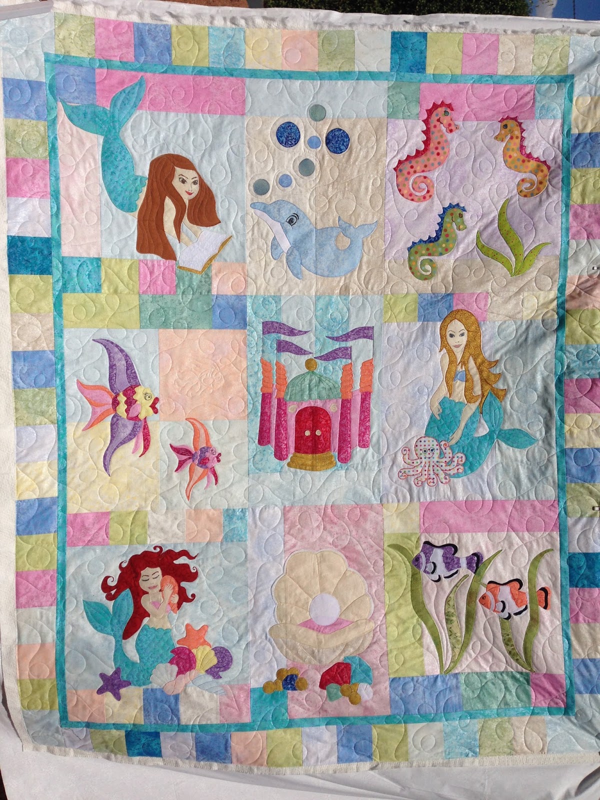 The Other Quilter: The under water themed quilt