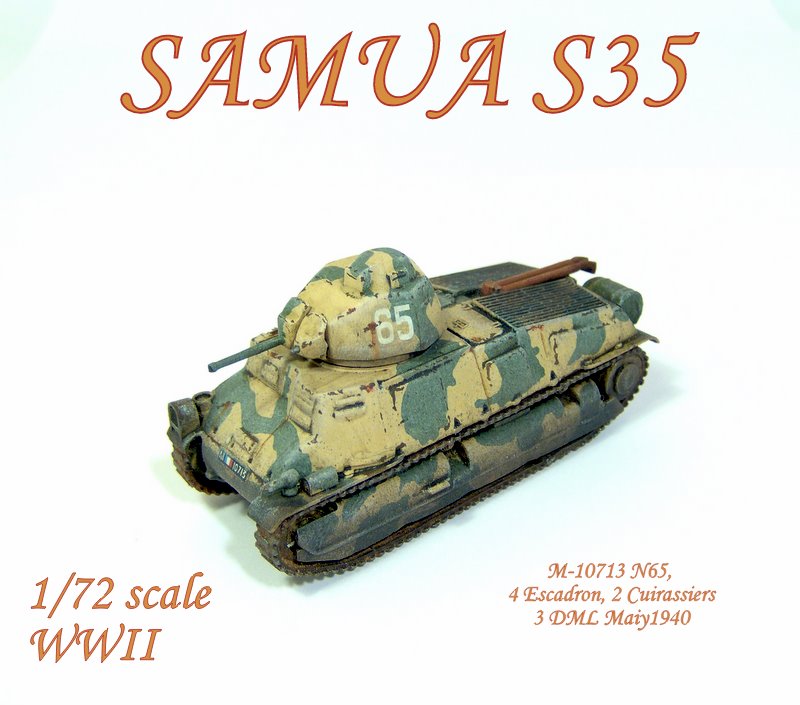 Gulumik Military Models: Samua S35 1/72 Heller - gallery