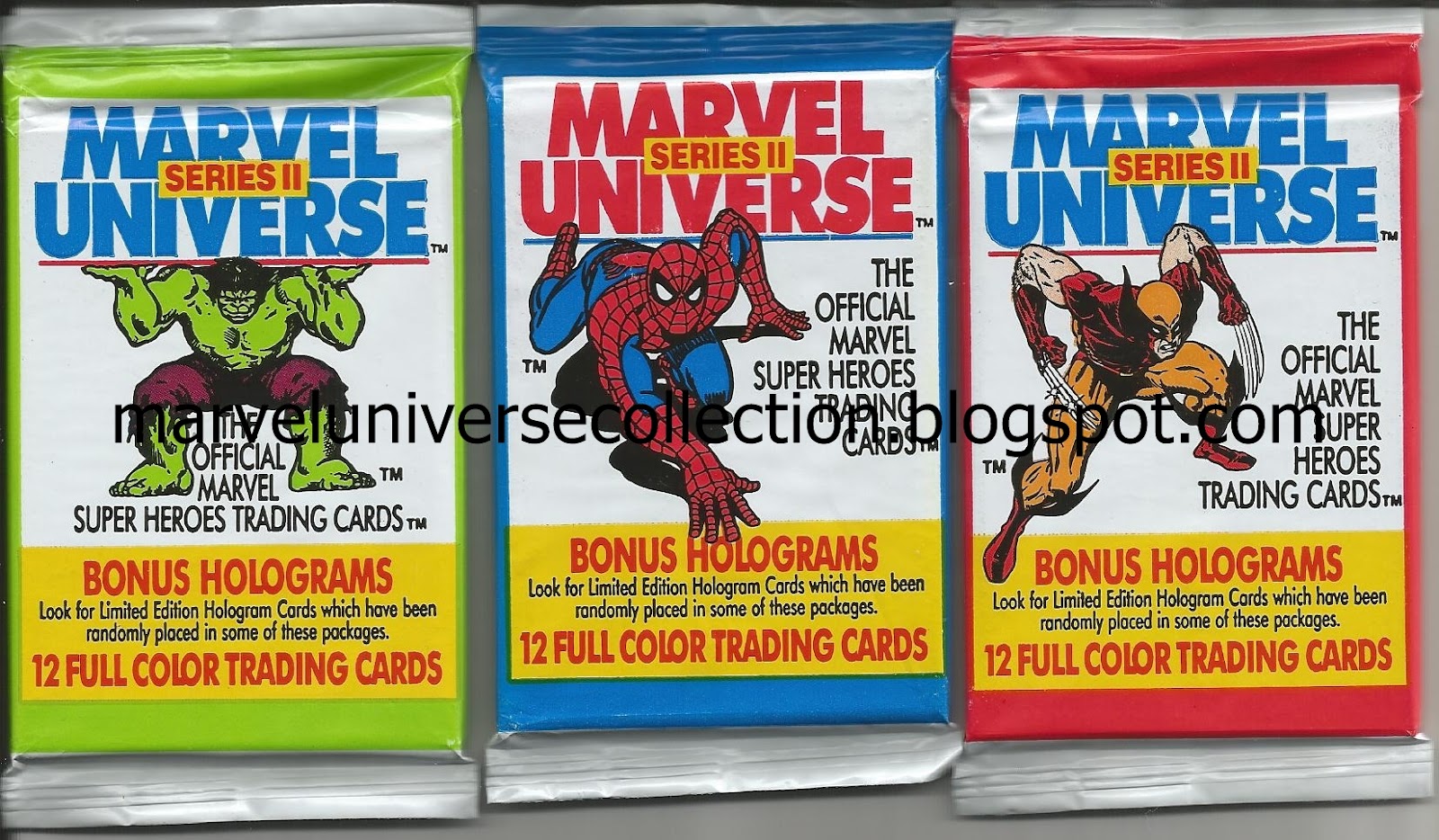 My Marvel Universe trading card collection: Marvel Universe Series II packs