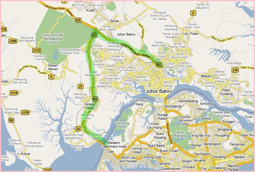 The Paradise of Johor: Location Map