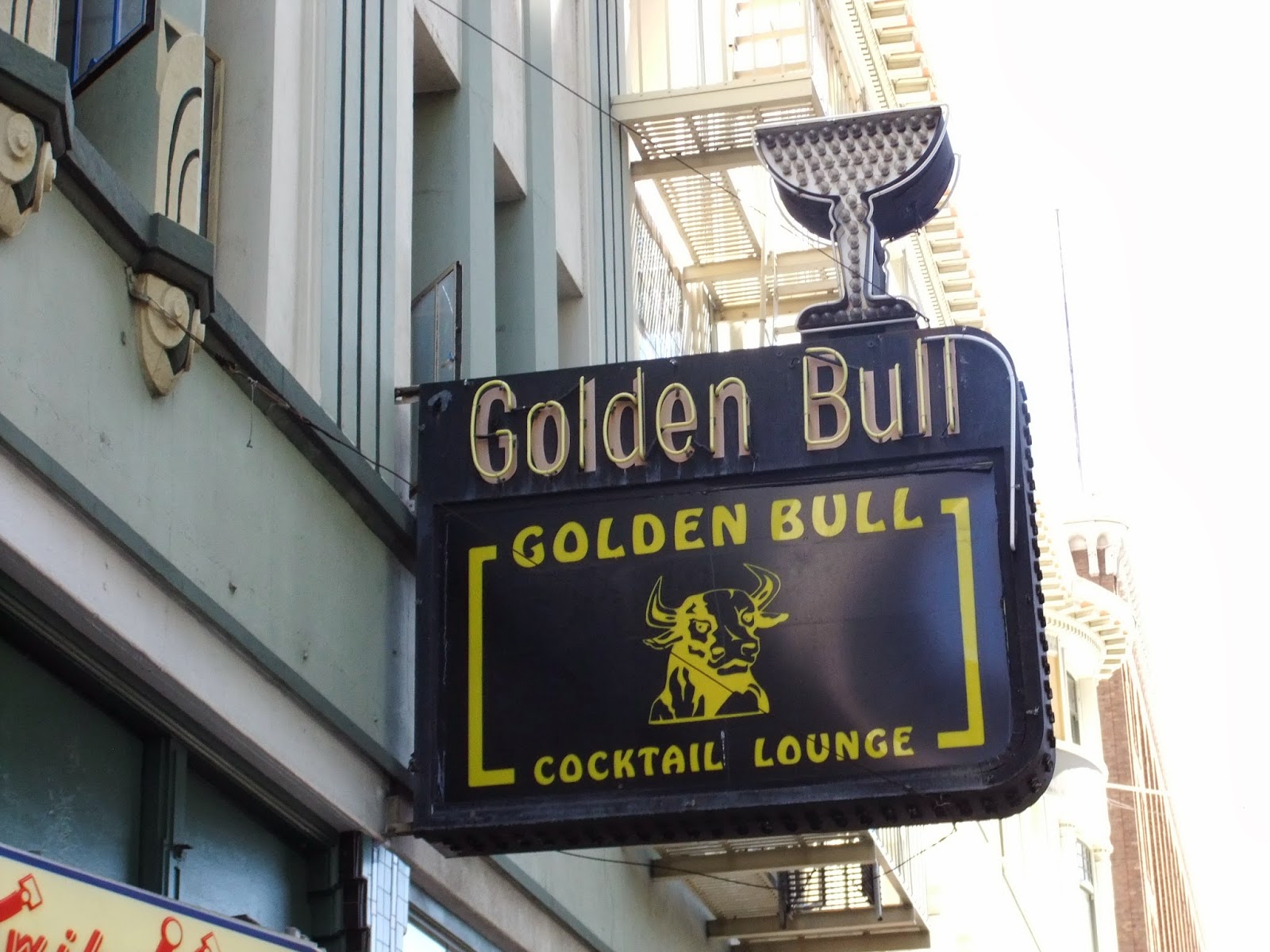 Our Oakland: signs: Golden Bull