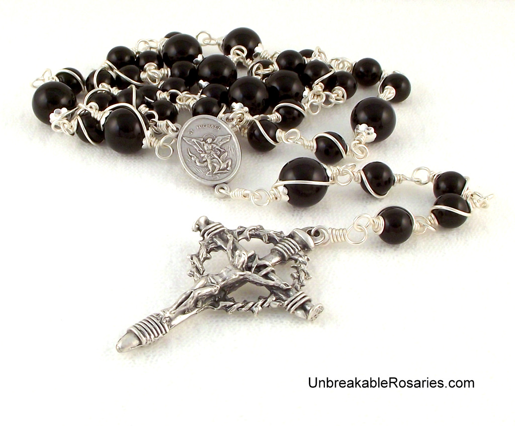 Unbreakable Rosaries: Angelic Crown St Michael Rosary Chaplet by ...