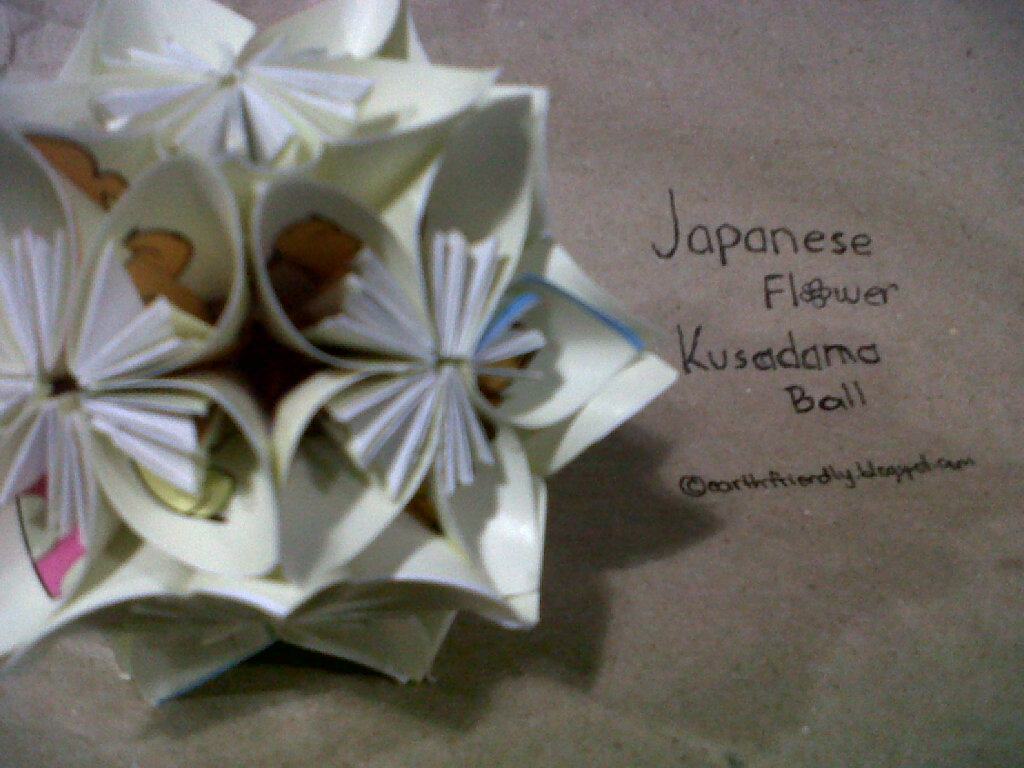 Japanese Flower Kusudama Ball ~ Saving the World One Day at a Time