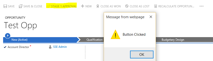 Dynamics 365 Customer Engagement: Add a button in CRM 2013/2015 using ...