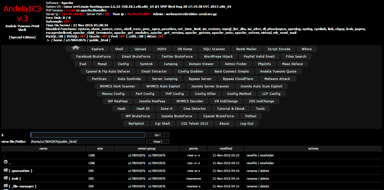 Cara Deface Dengan Elfinder Web Host Bug Nazuka - Herozik Day