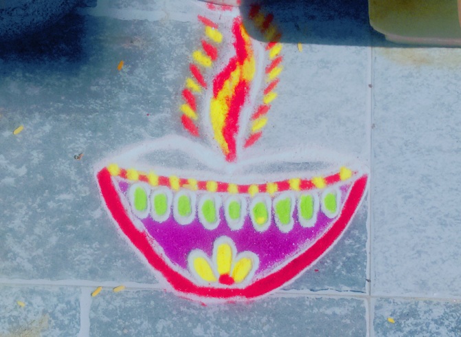 Simple and Easy Rangoli