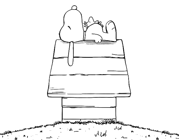 snoopy – Colorear Dibujos