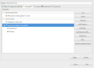 Run MapReduce Program Against Hadoop Cluster in Eclipse