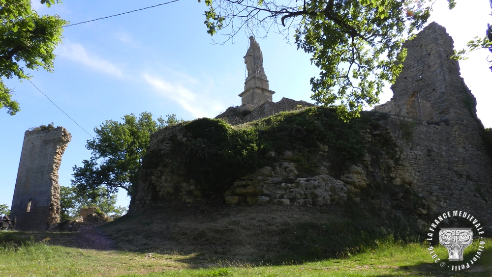 LA FRANCE MEDIEVALE: SABRAN (30) - Château-fort