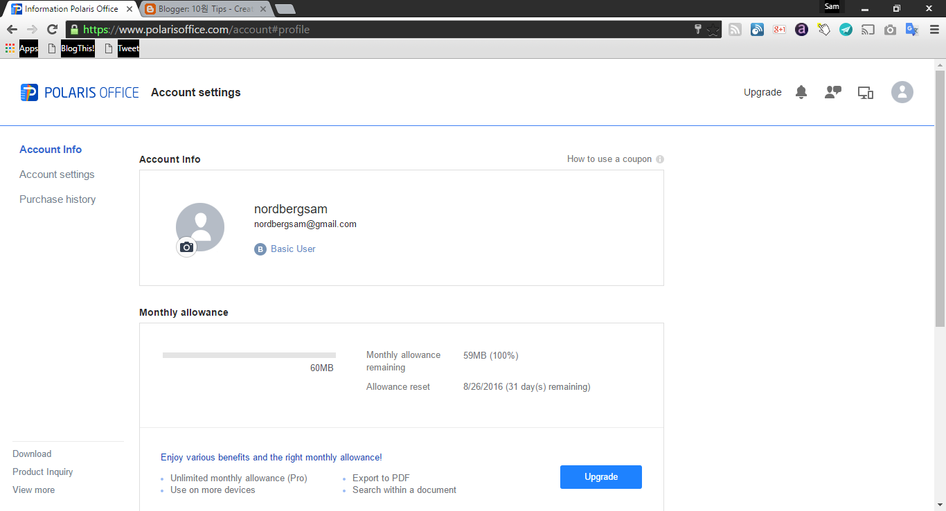 Use "Polaris Office" to edit Hangul (HWP) files