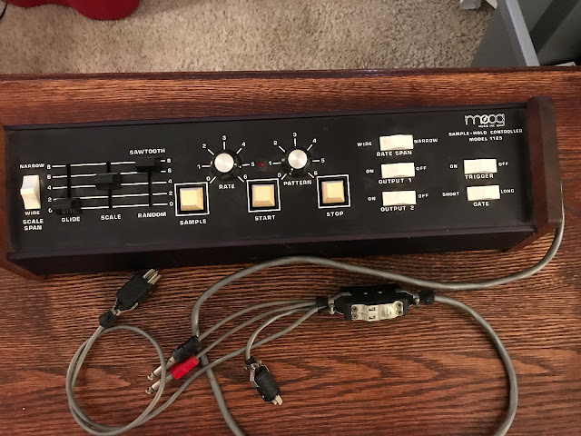 MATRIXSYNTH: Moog Sample Hold Controller Model 1125 Black SN 1970