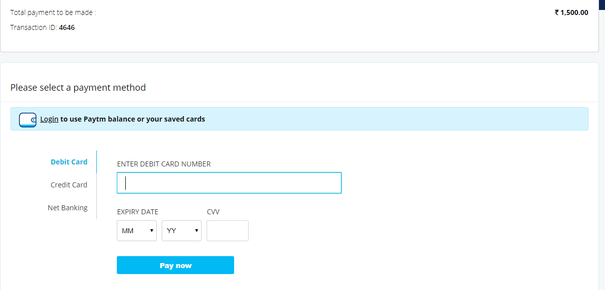 PAY WAY: Paytm Payment Gateway in .Net MVC