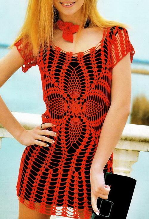 Crochet Lace Pattern Of Gorgeous Sweater / Tunic