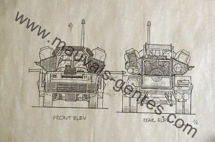 See What the Jet Car Almost Looked Like in BUCKAROO BANZAI Designs by ...