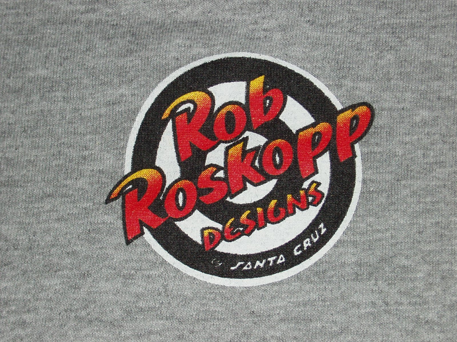 Gerobok Klasik: ROB ROSKOPP DESIGN by SANTA CRUZ tshirt (SOLD)