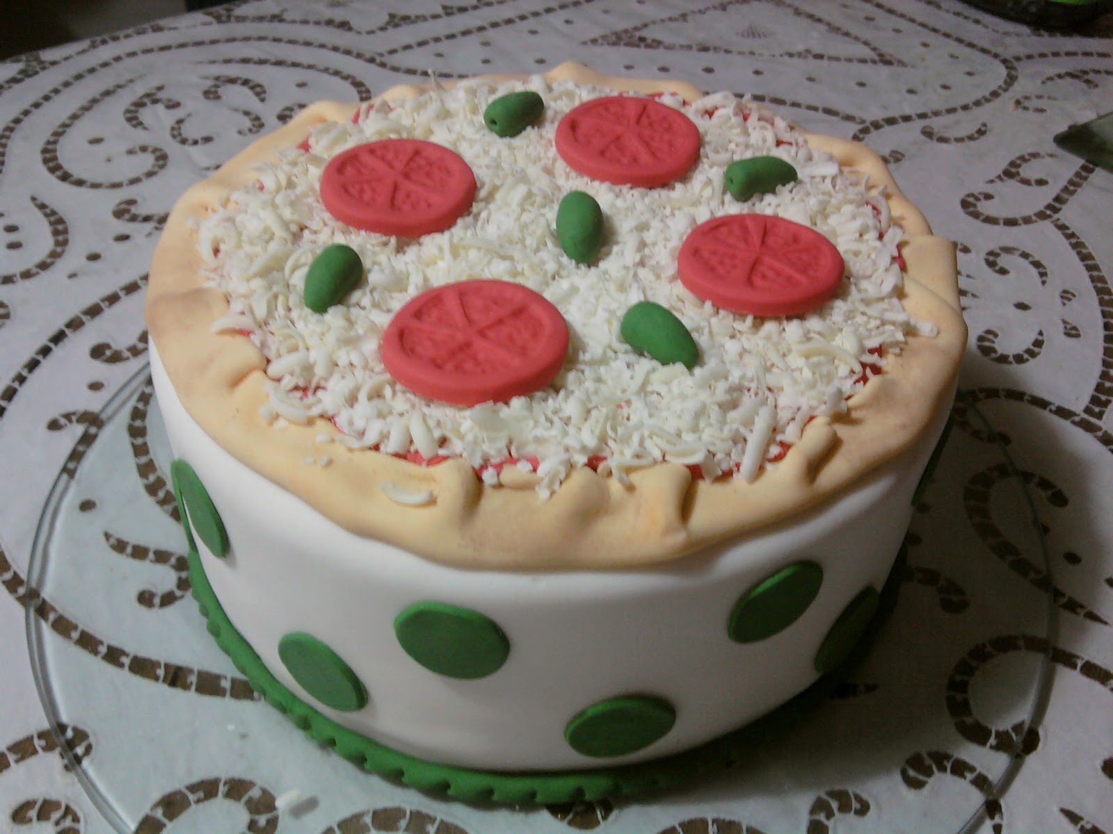 Toda Torta: Bolo do dia: Bolo pizza!