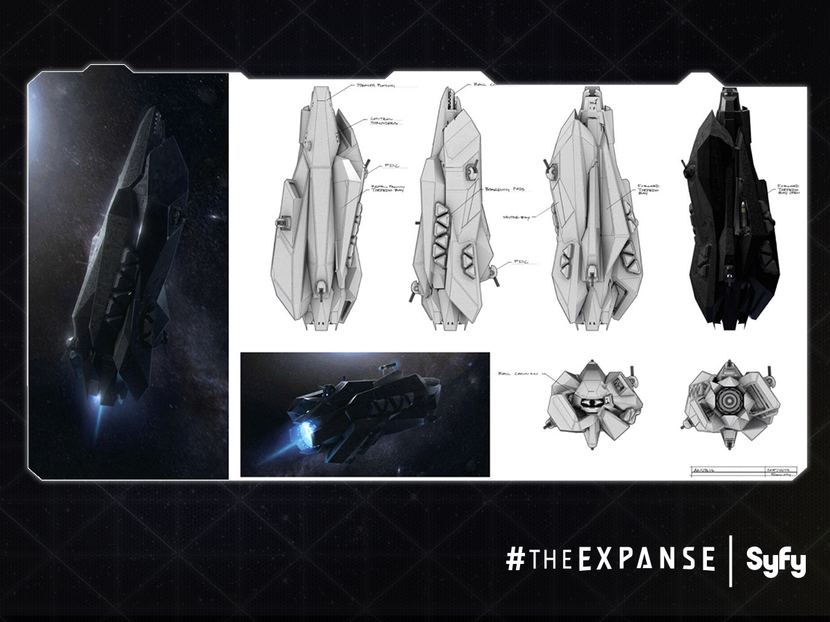 EXONAUTS!: GALLERY: Feast your eyes on the spaceships of THE EXPANSE