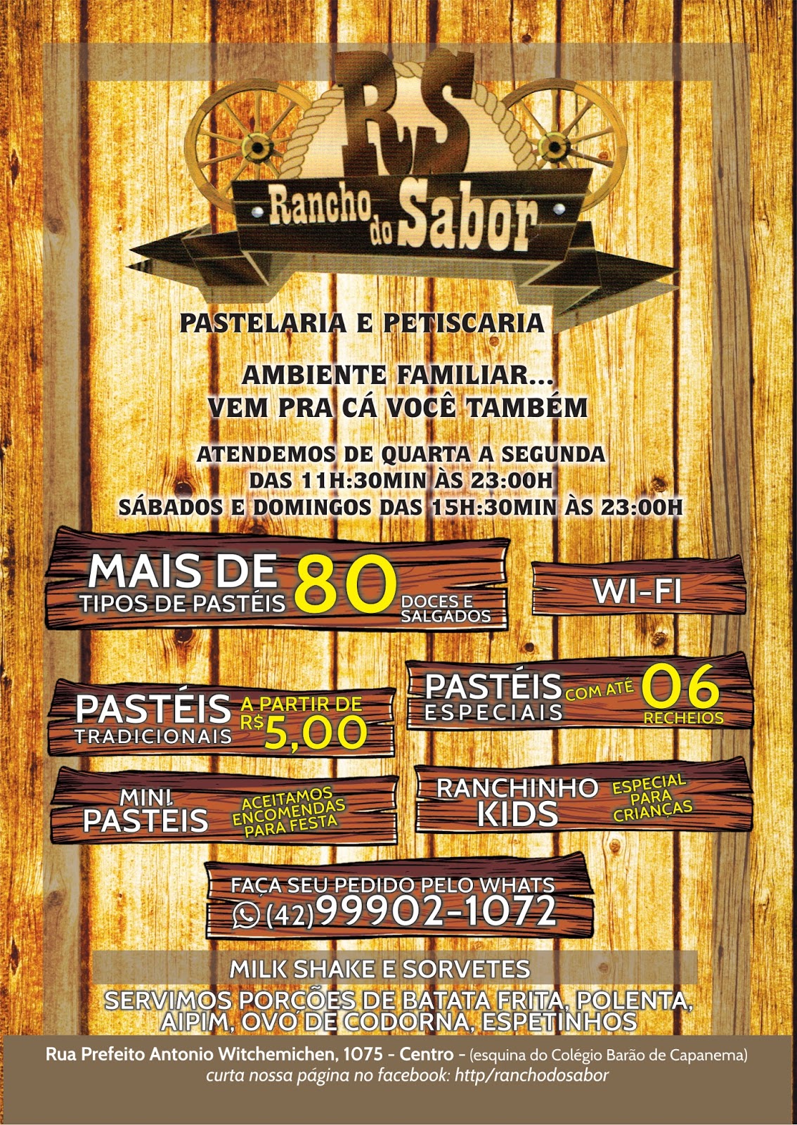 Intervalo da Notícias: RANCHO DO SABOR - PASTELARIA E PETISCARIA ...