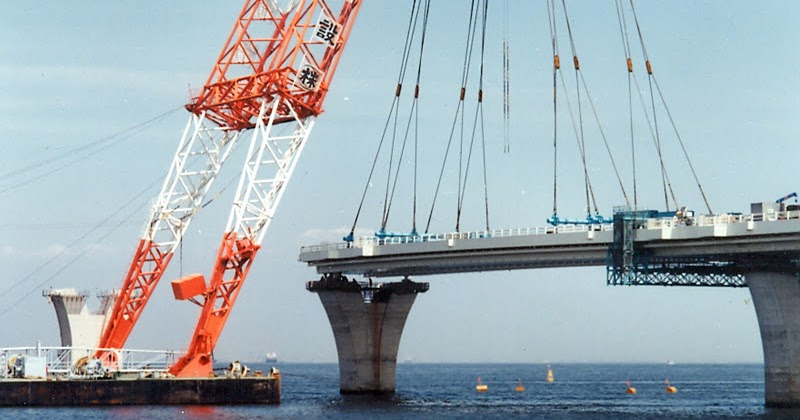 Bridge of the Week: Tokyo Bay Bridges: Aqua-Line Bridge