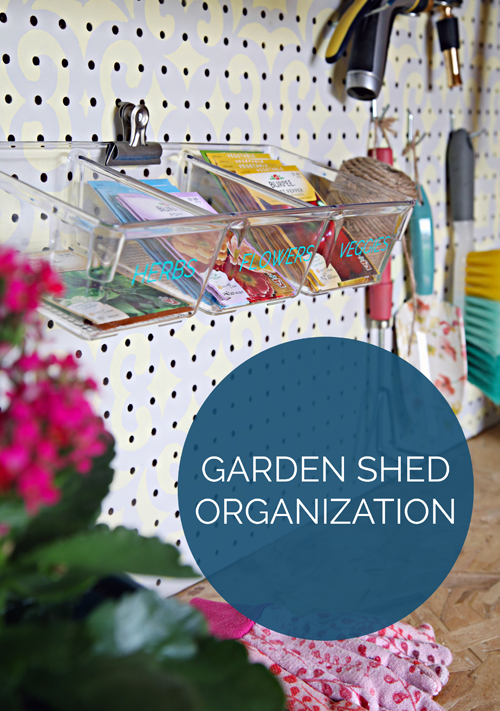 IHeart Organizing: An Organized Garden Shed