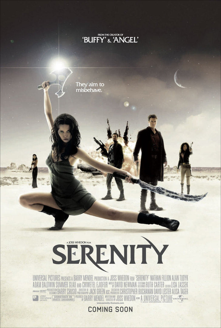 Un universo de Ciencia Ficción: 2002-FIREFLY - SERENITY - Joss Whedon (y 2)