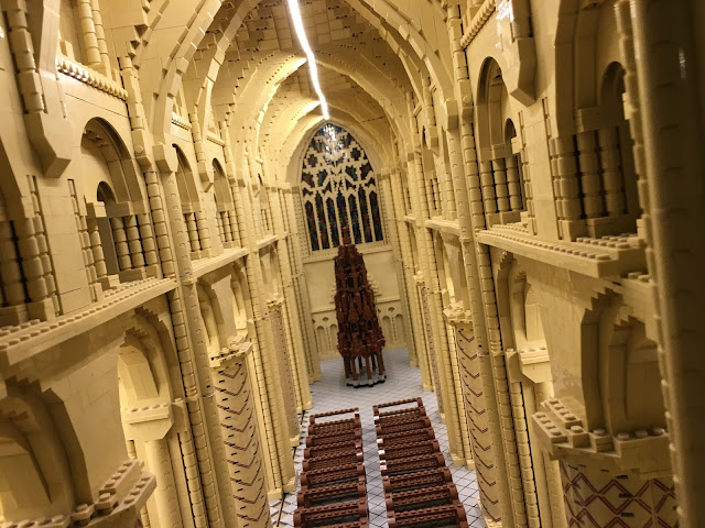 Durham Cathedral Lego - 200,000th Brick laid