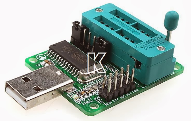 EN25T80 Programmer USB Series SPI FLASH BIOS 24CXX25XX STC AVR Support TTL