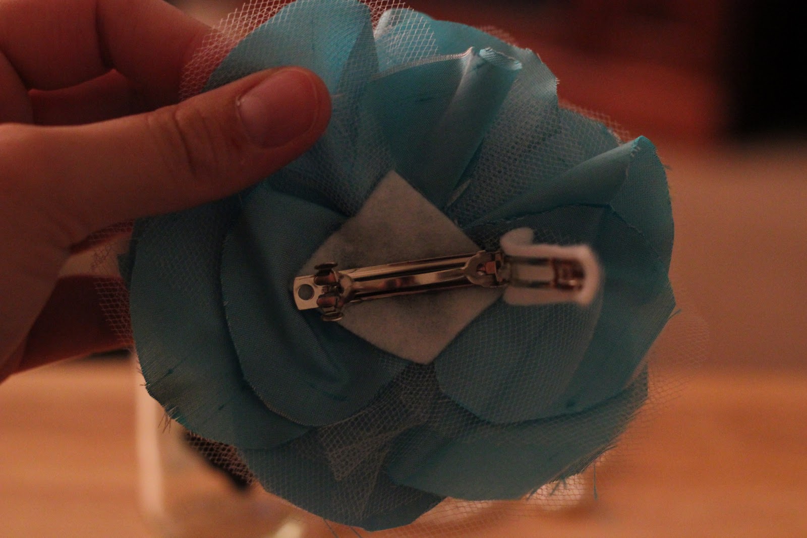 Three Yellow Lemons: DIY Fabric Flower Clips