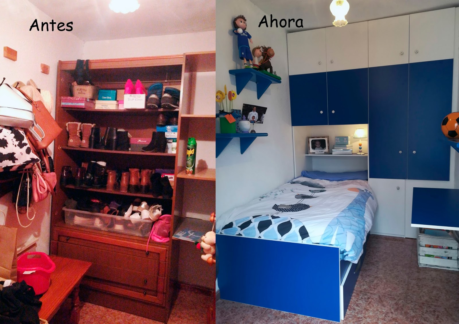 Un trastero convertido en dormitorio a medida