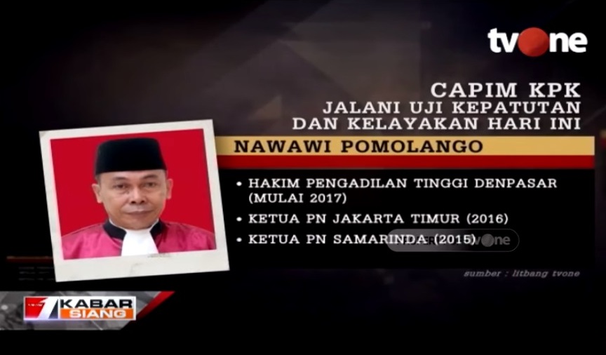 Capim KPK Nawawi Pomolango Sebut Kinerja KPK Seperti Orang Pulang Dugem ... Capim KPK Nawawi Pomolango Sebut Kinerja KPK Seperti Orang Pulang Dugem ...