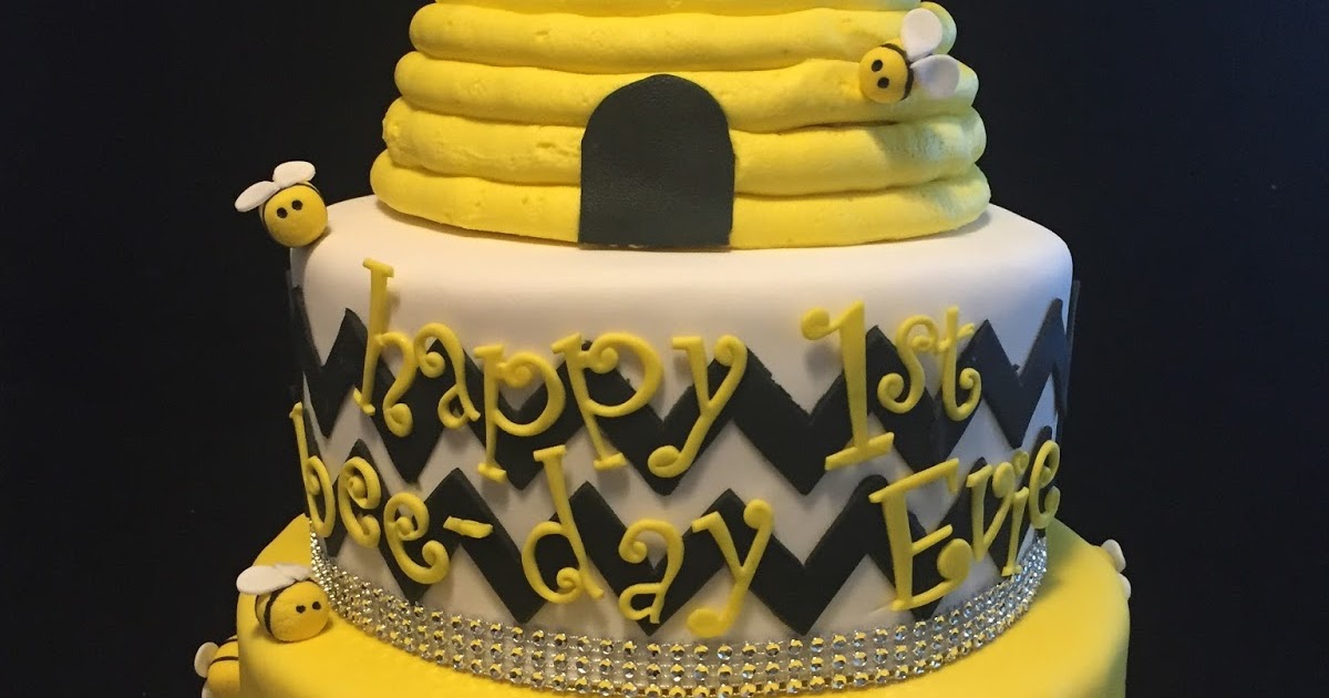 Happy 1st Bee-Day Cake