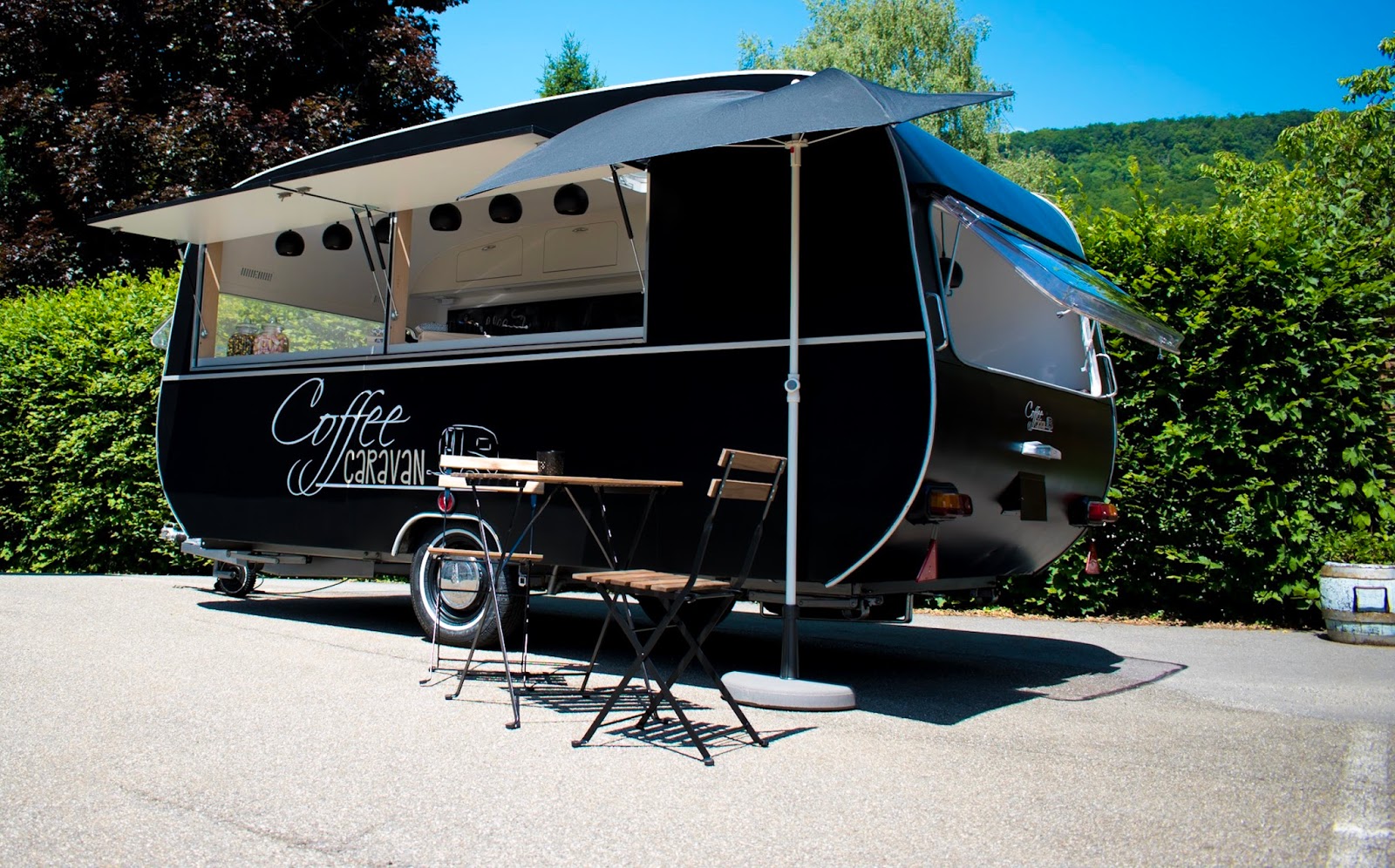 allerHand wunderBars: Liechtliabende, Coffee-Caravan, Parkplätze