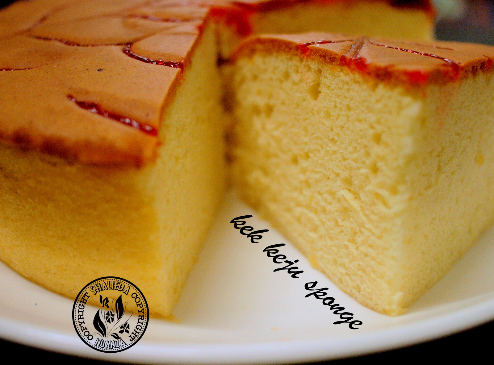 Pesona Cinta Cida de'Nuanza: Kek Keju Sponge