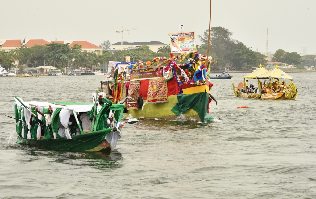 Photos: Gov. Ambode at 2018 Lagos Boat Regatta held at the Lagoon ...