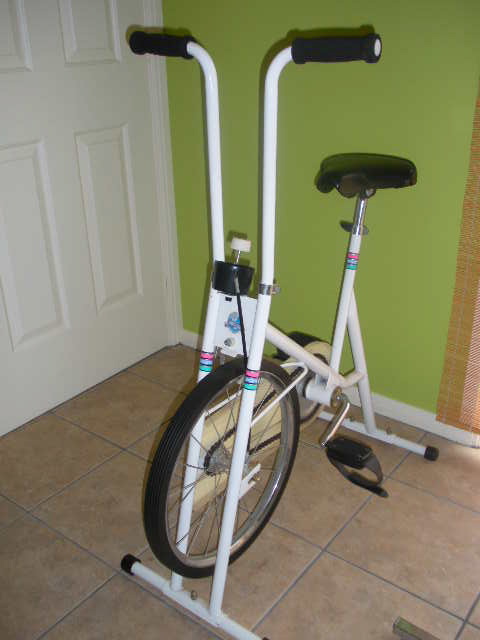 Coffee time with Setsuko: Old exercise bike